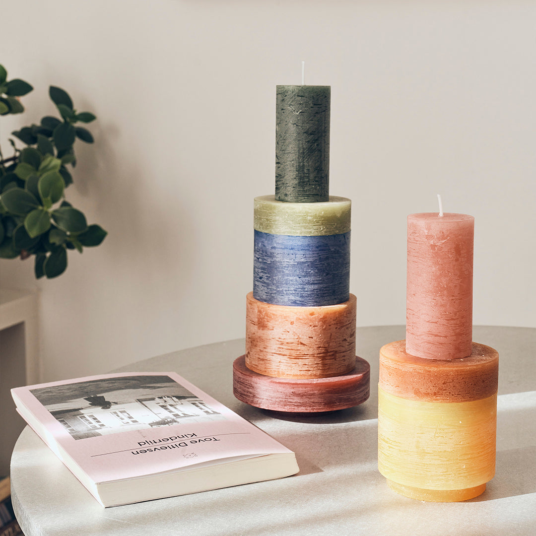 CANDLE STACK 03 | Brown – DECORE