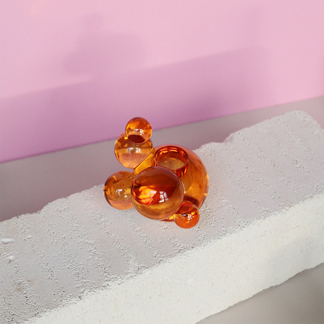 Bubble Candlestick | Orange – DECORE