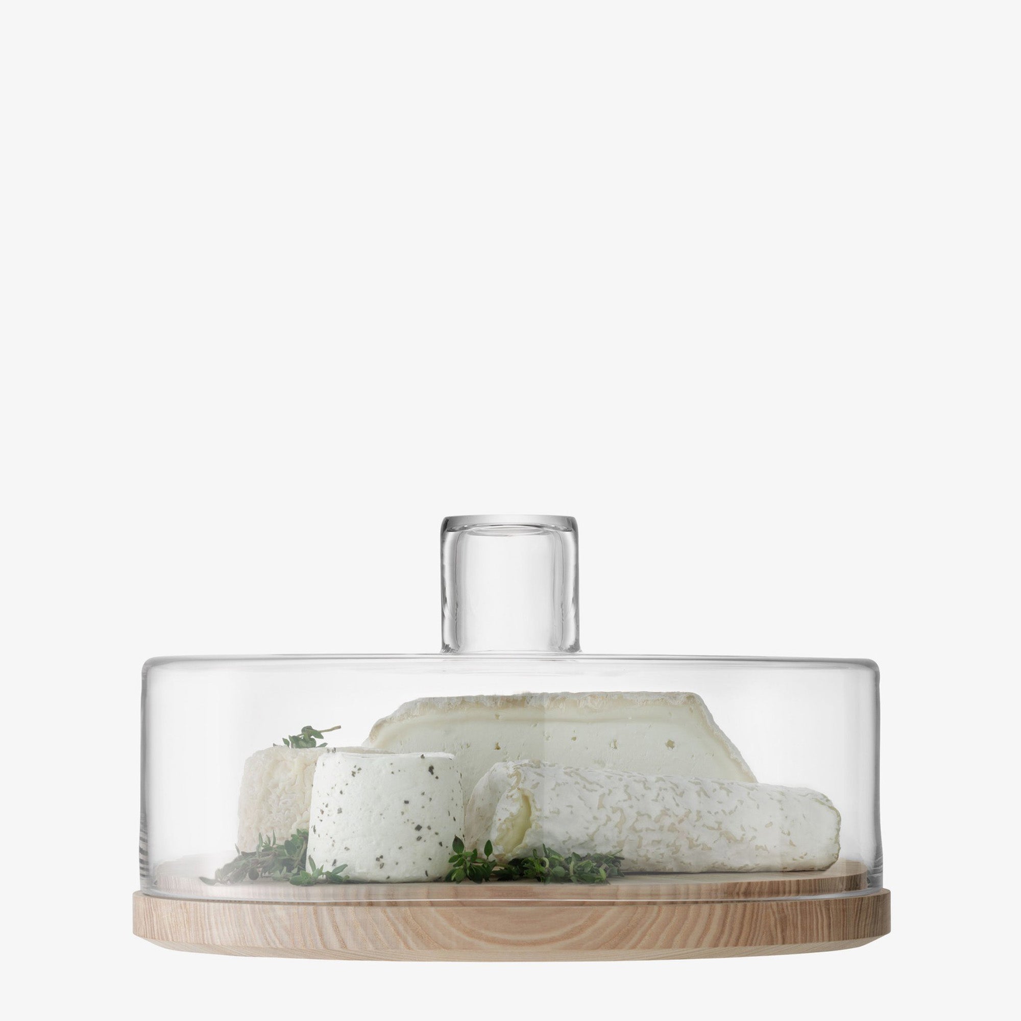 Lotta Cheese/Pastries Dome Clear & Ash Base [Ø32cm] – DECORE