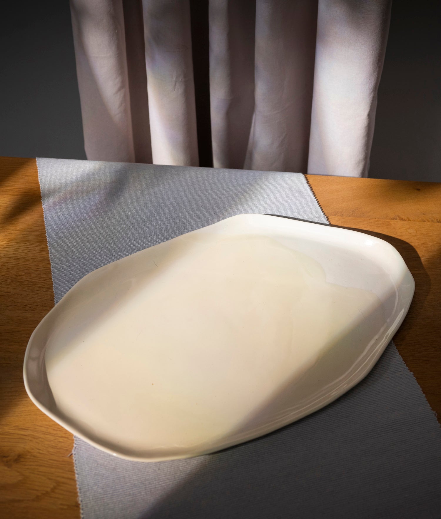 Elongated Plates | Ivory – DECORE